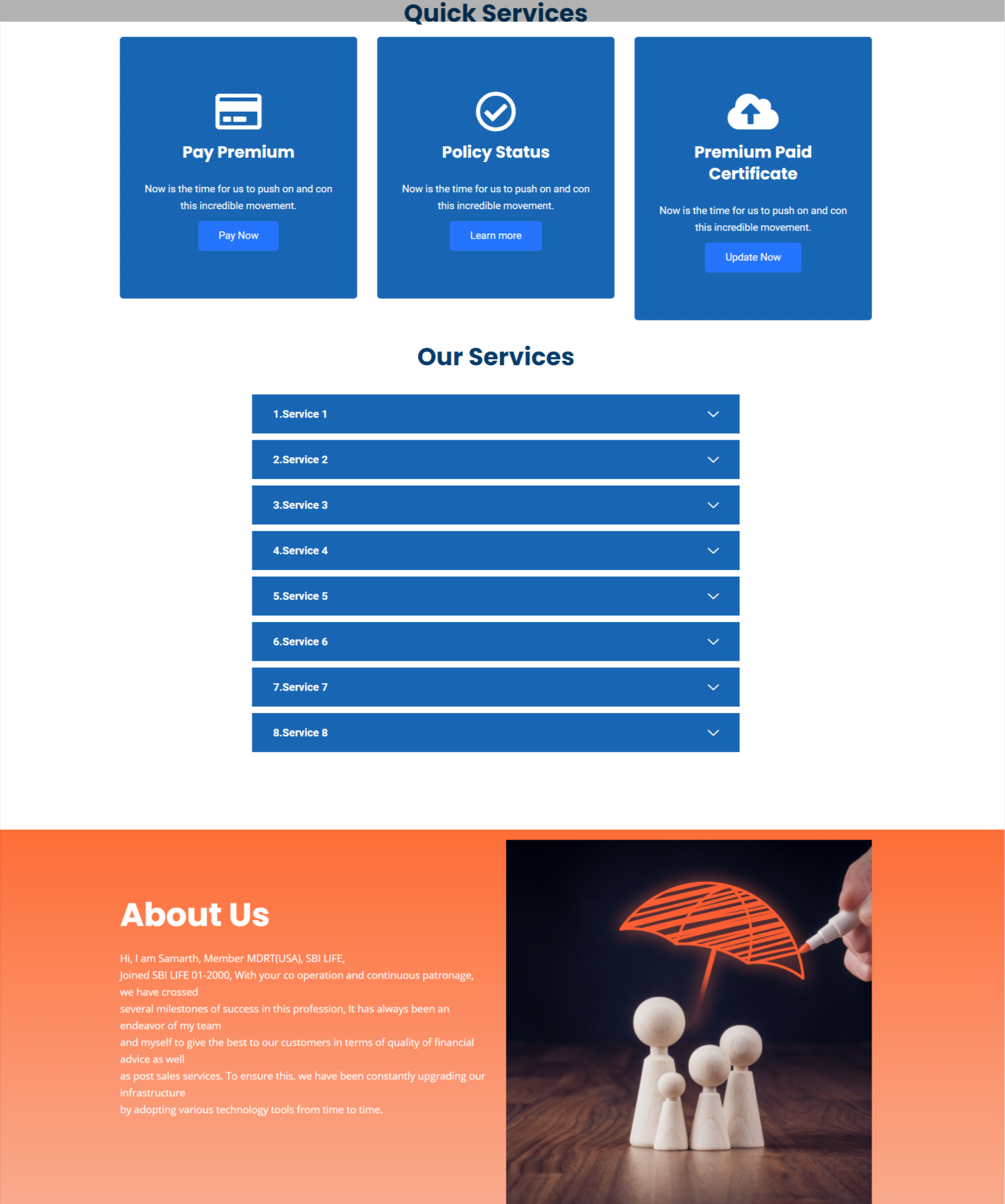 SBI Life Digital Visiting Card » Make Me Card